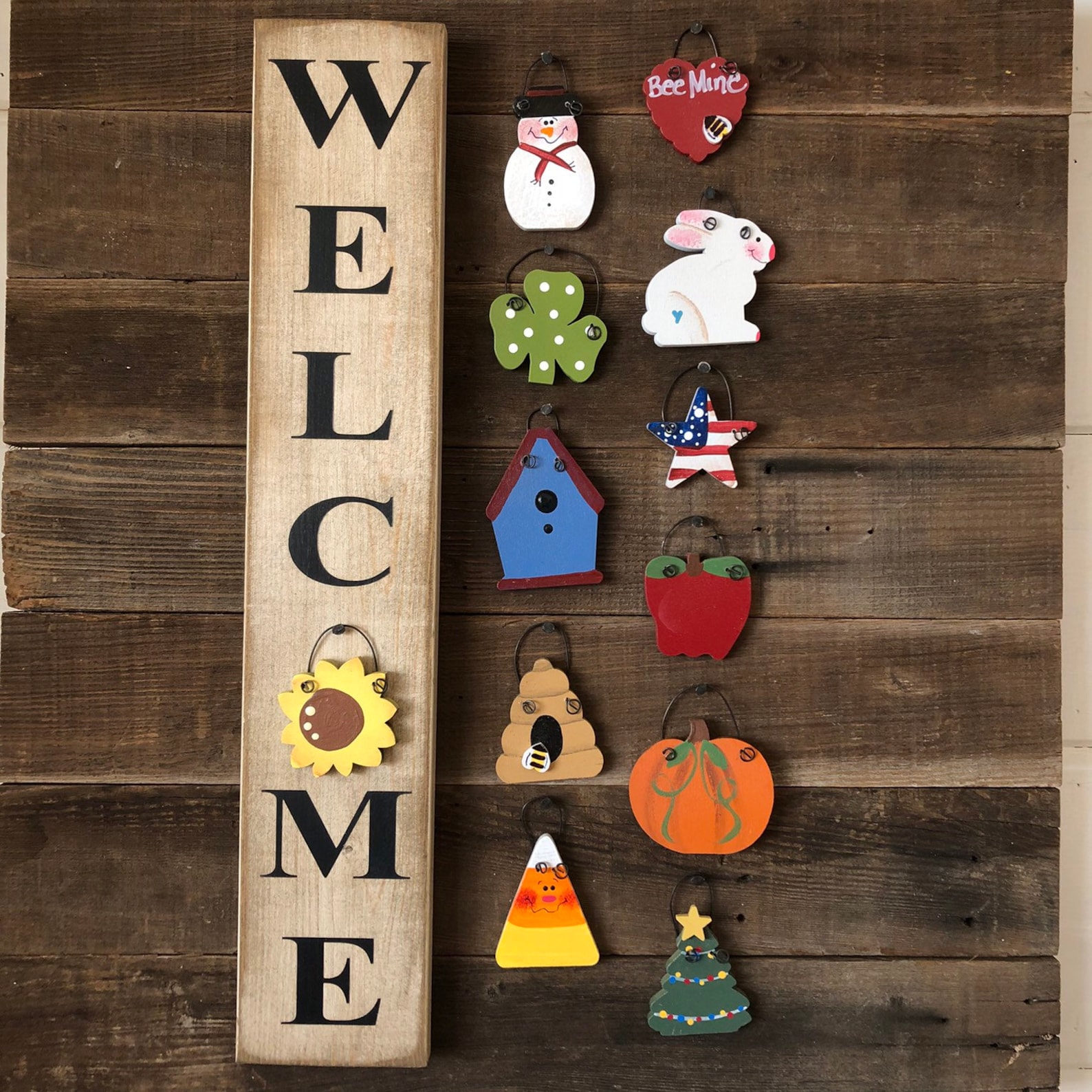 Farmhouse Mini Welcome Vertical - Etsy Canada