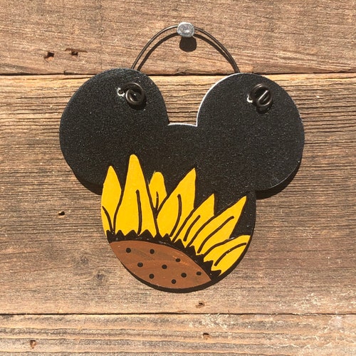 Sunflower Mini Mickey Piece - Etsy