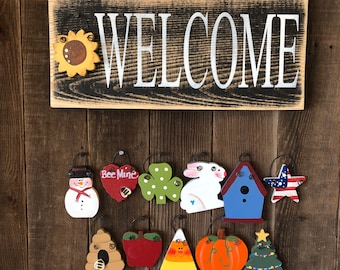 Farmhouse Style Mini Welcome Sign | Etsy