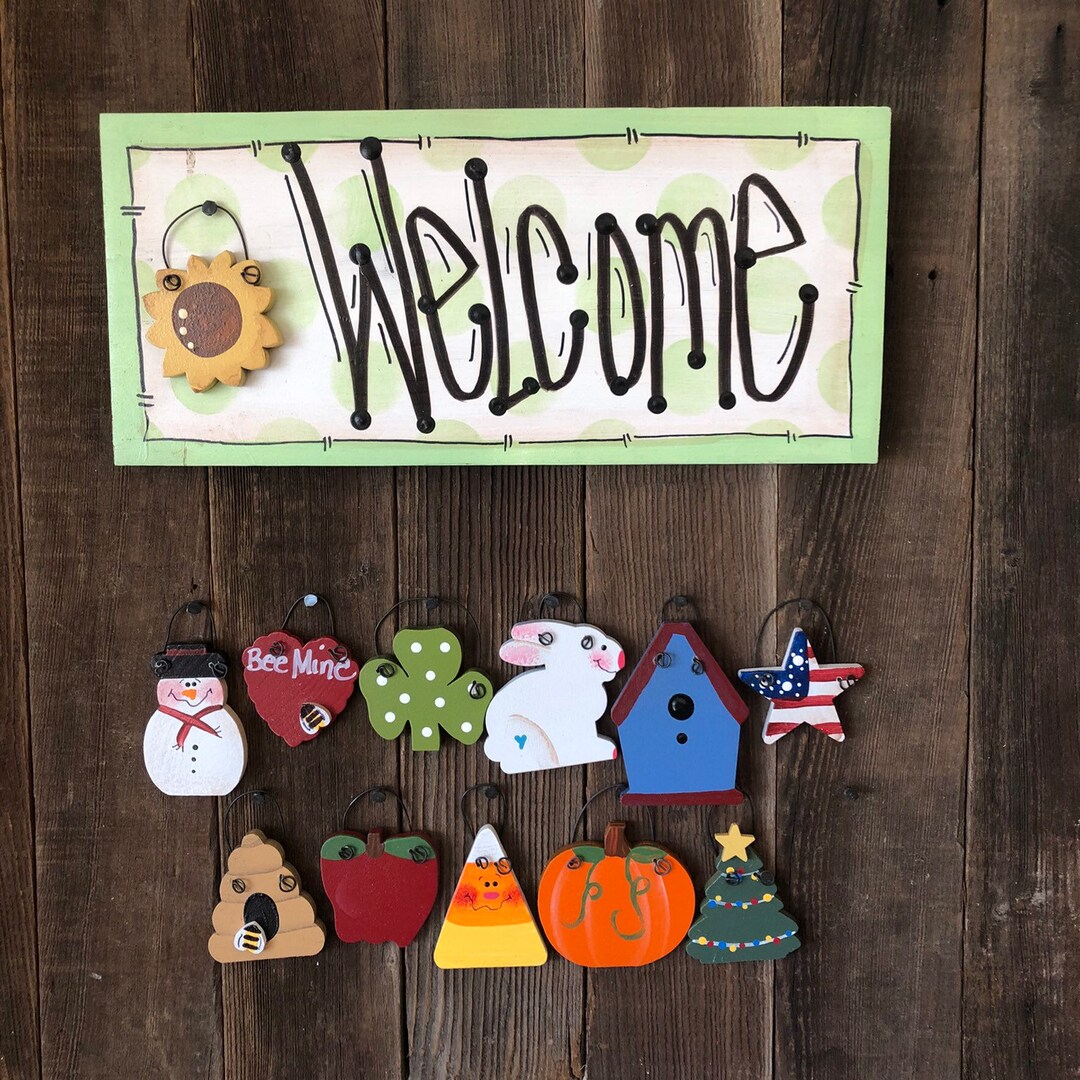 Mini Welcome Sign "mint Green" - Etsy