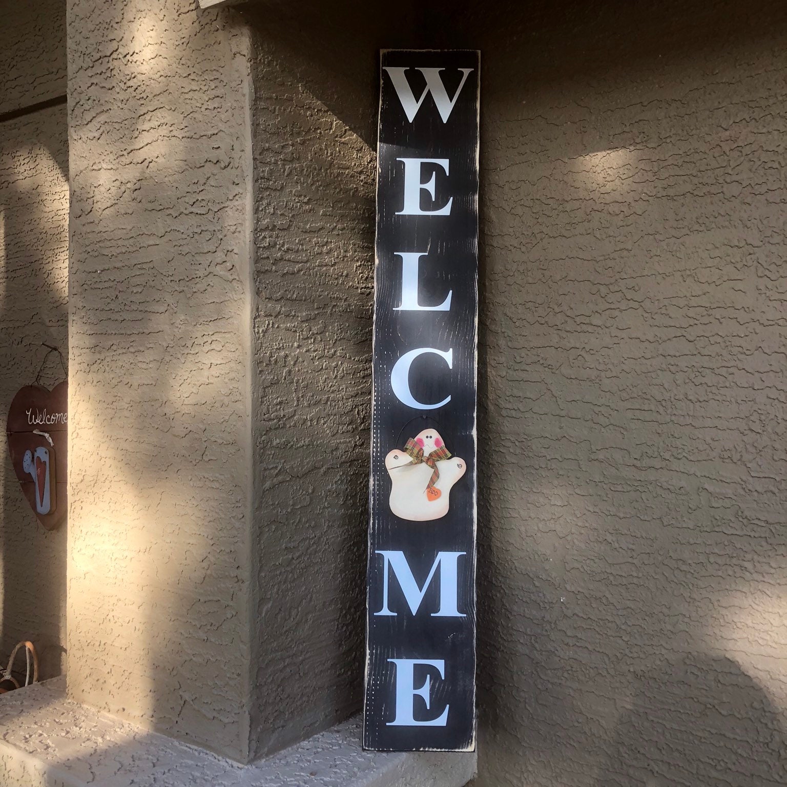 Classic Interchangeable Welcome Leaner - Etsy