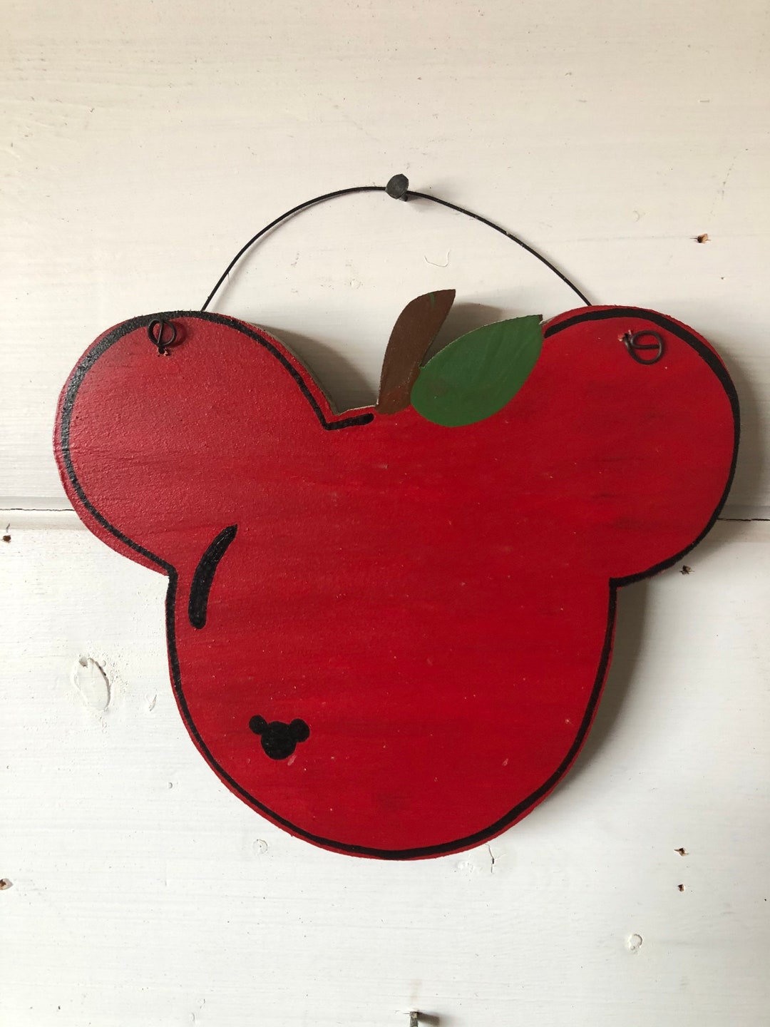 Mickey Apple Piece - Etsy