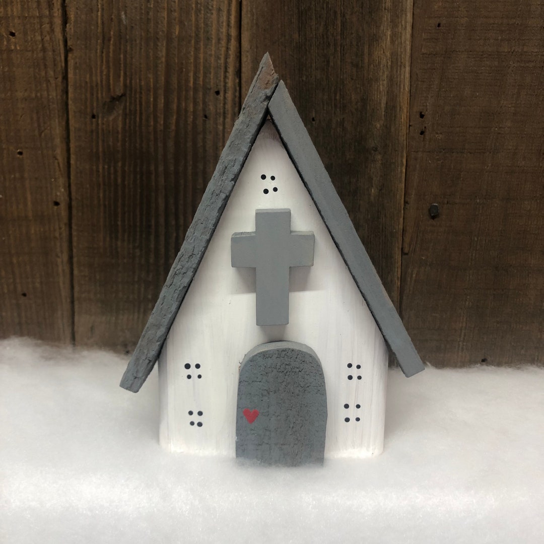 Mini Church for Village - Etsy