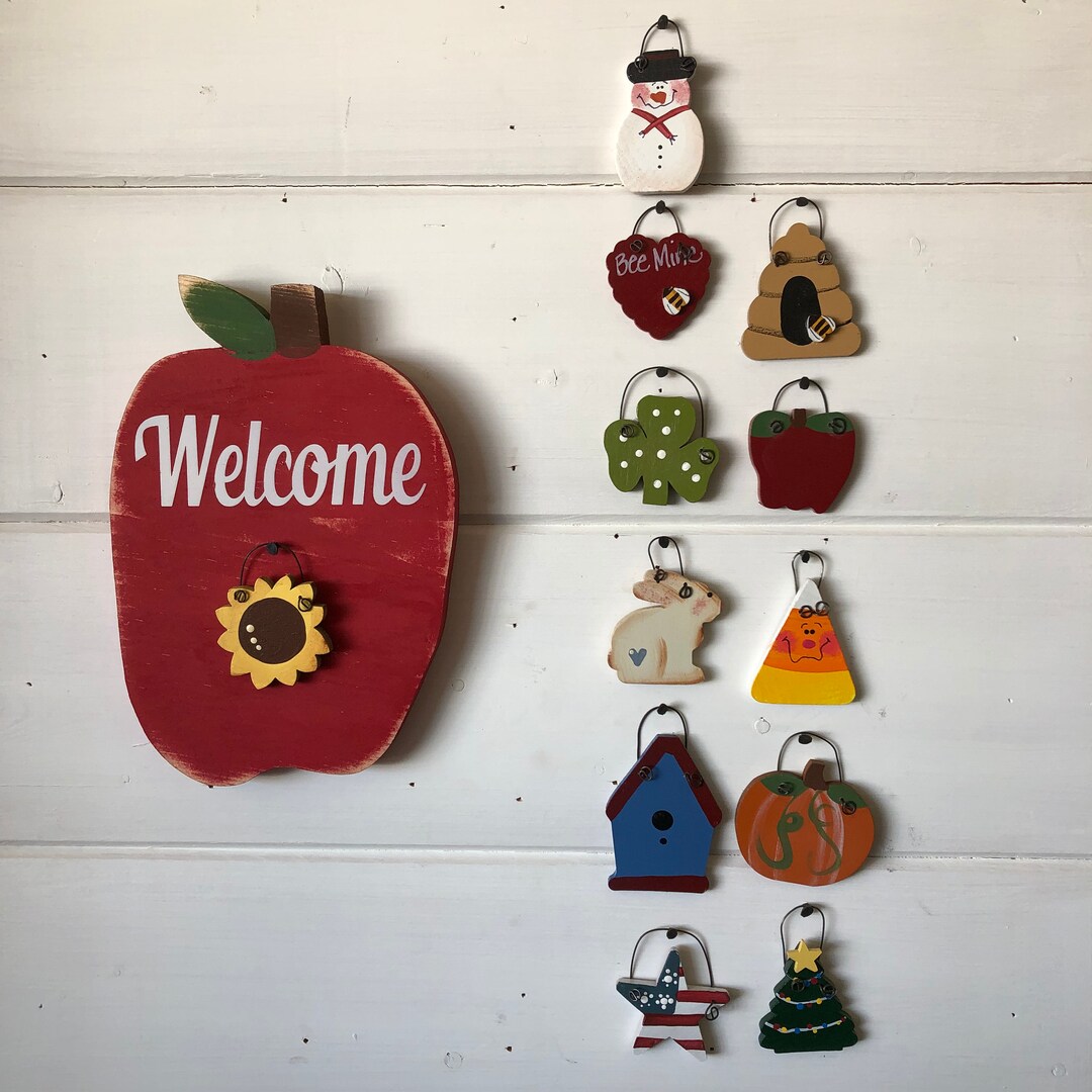 Welcome Apple - Etsy