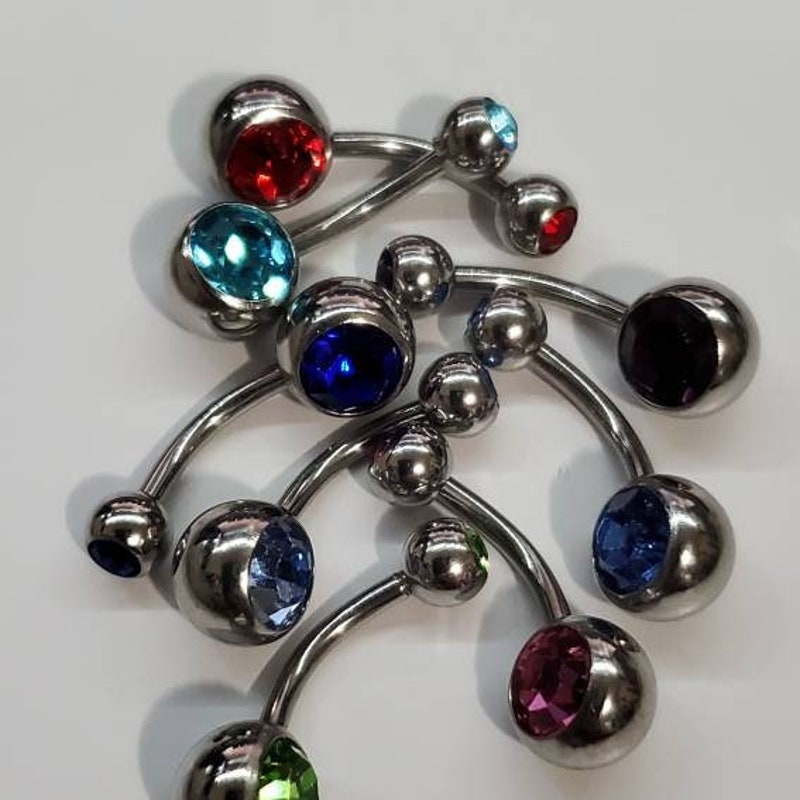 Fake Belly Button Piercing - Etsy