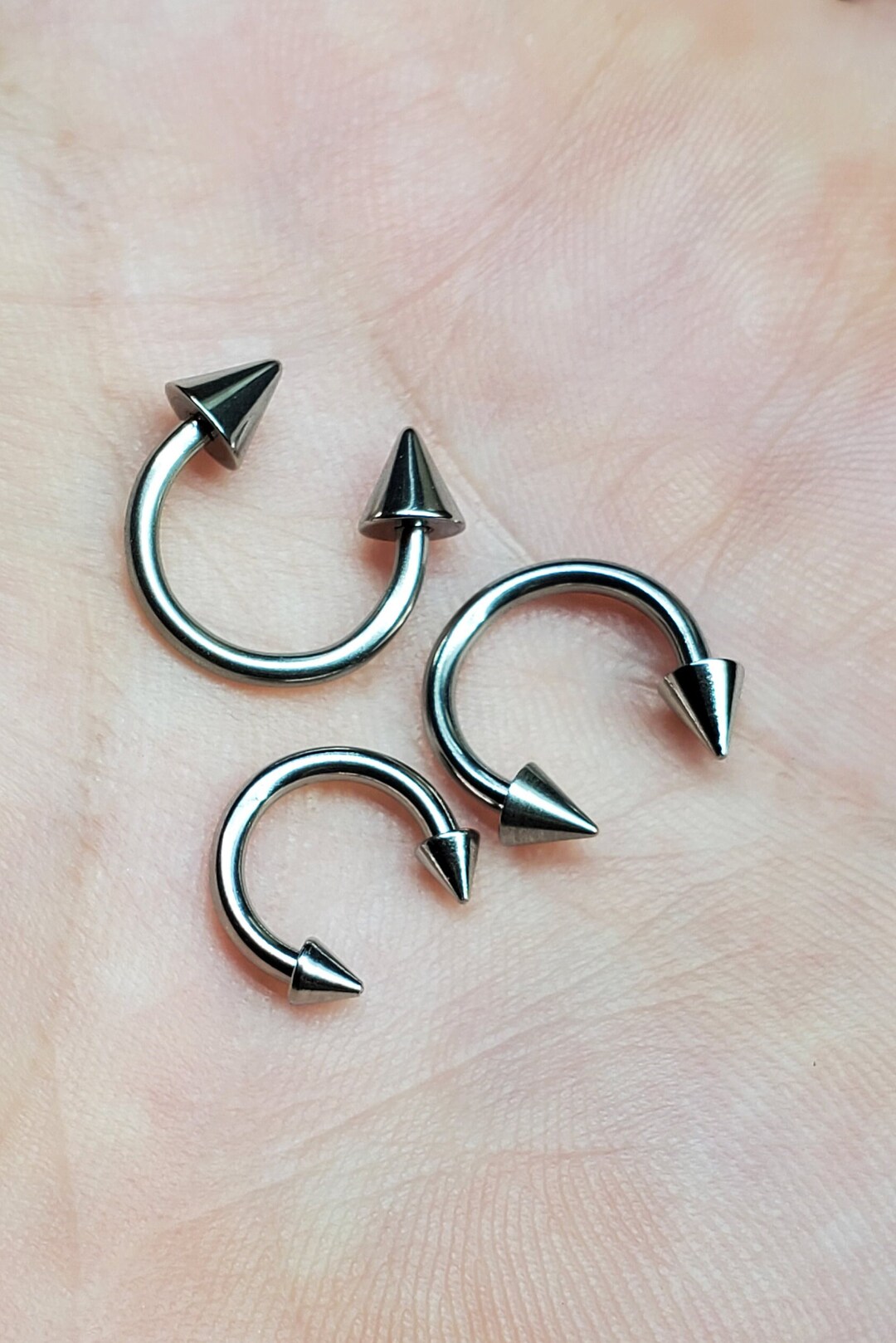 14g SEPTUM Ring, Septum Horseshoe, Septum Ring 14g, Circular Barbell ...