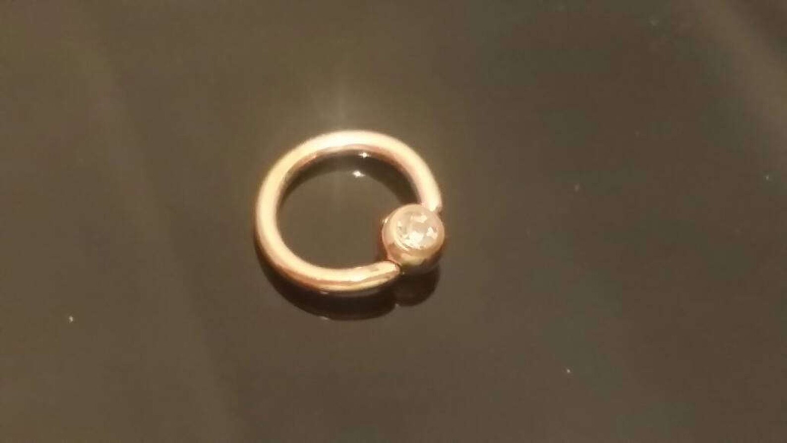 16g Septum Captive Bead Ring Rose Gold Septum Septum Ring - Etsy