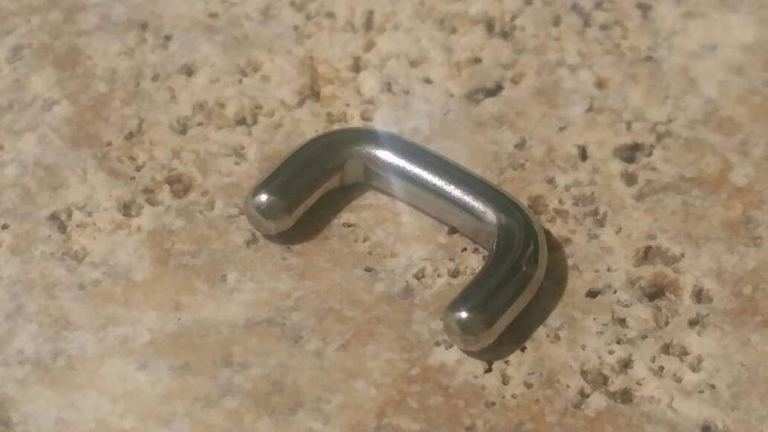 12g Septum Retainer, Stainless Steel, Hide Septum Piercing, No See, for ...