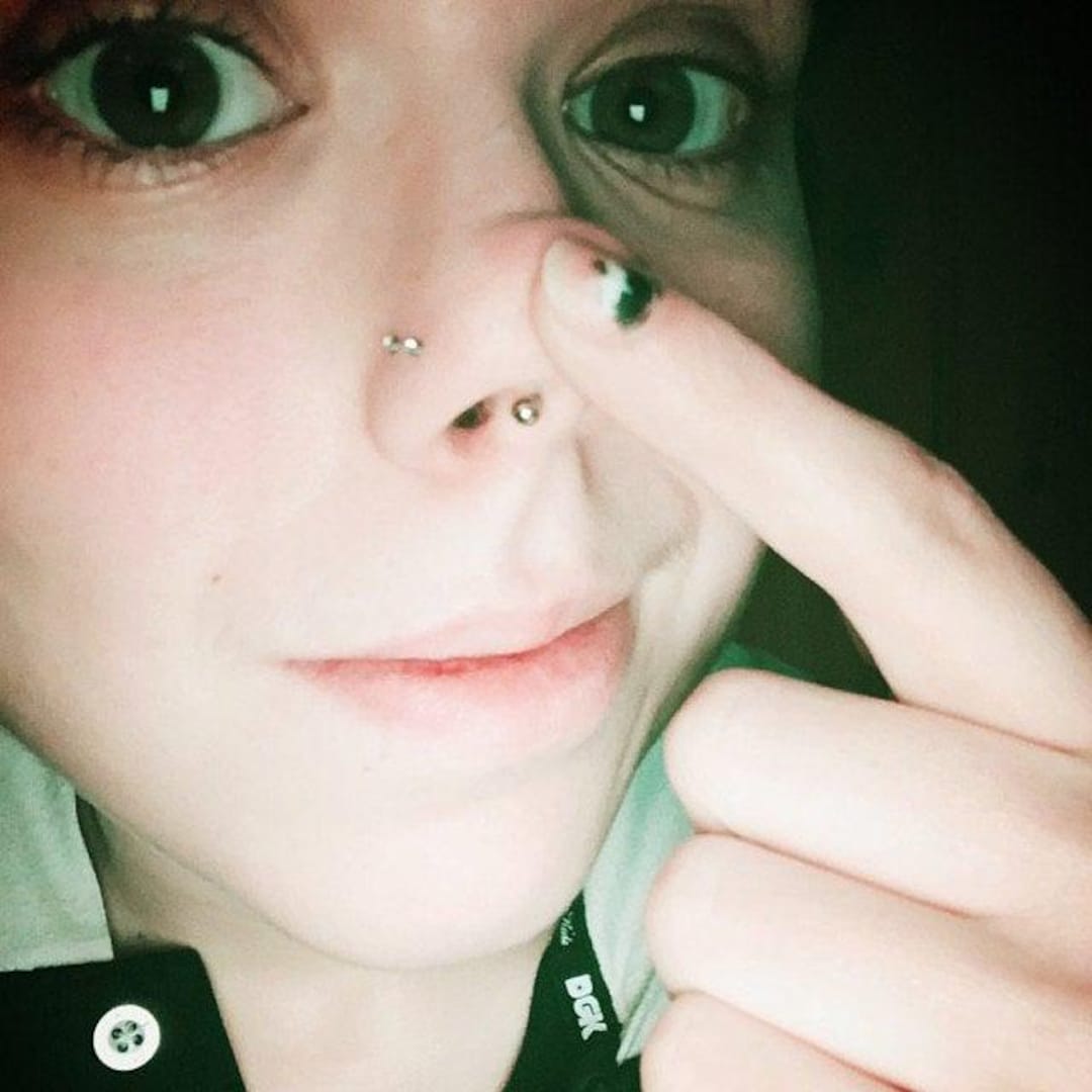 20g SEPTUM Hide Straight Barbell 6mm 8mm 10mm 3mm Balls Long Term ...