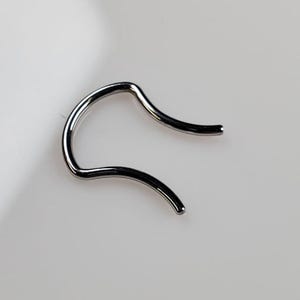 16g Septum Retainer, Stainless Steel, Hide Septum Piercing, No See, for ...