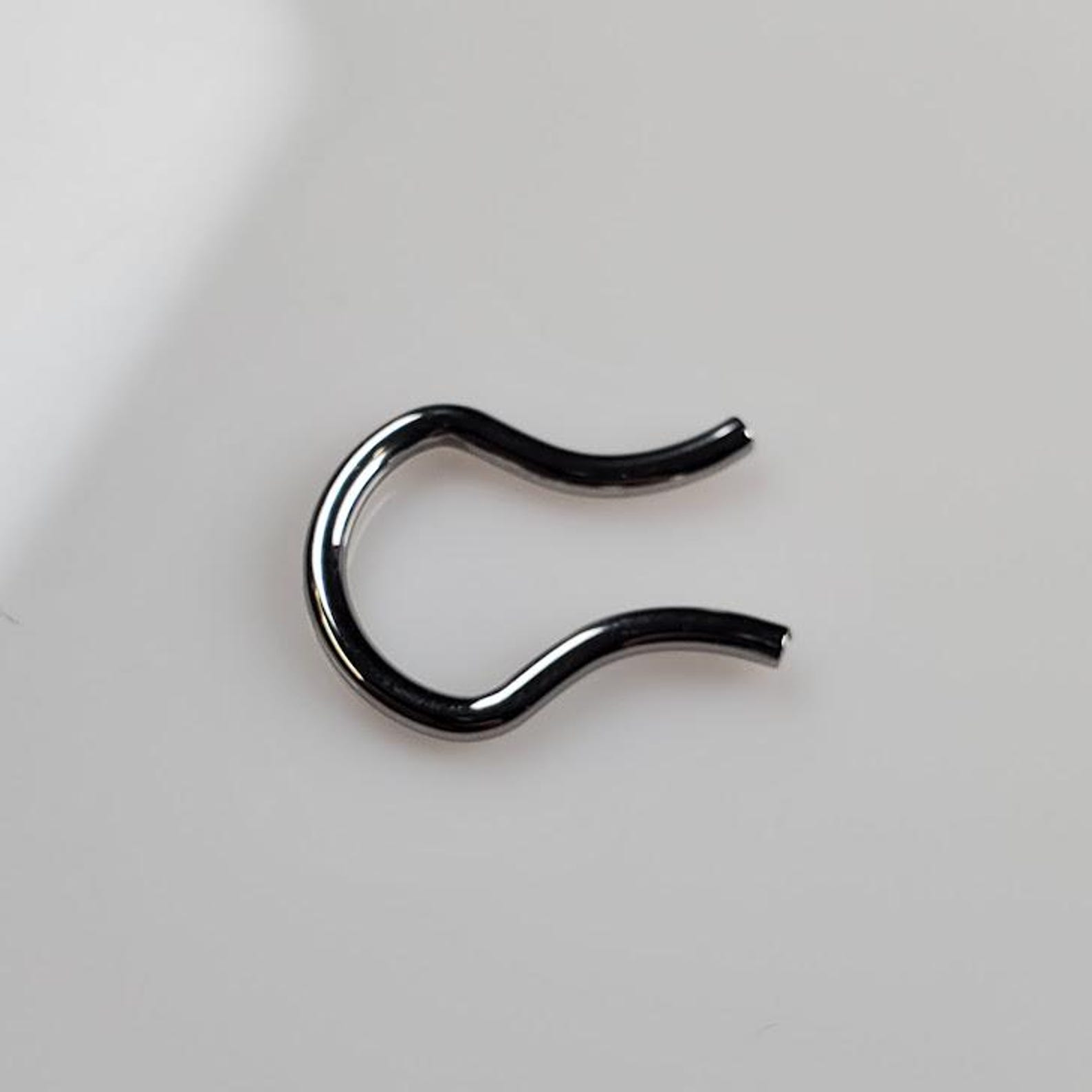 16g 14g 12g 10g Septum Retainer, Stainless Steel, Hide Septum Piercing ...