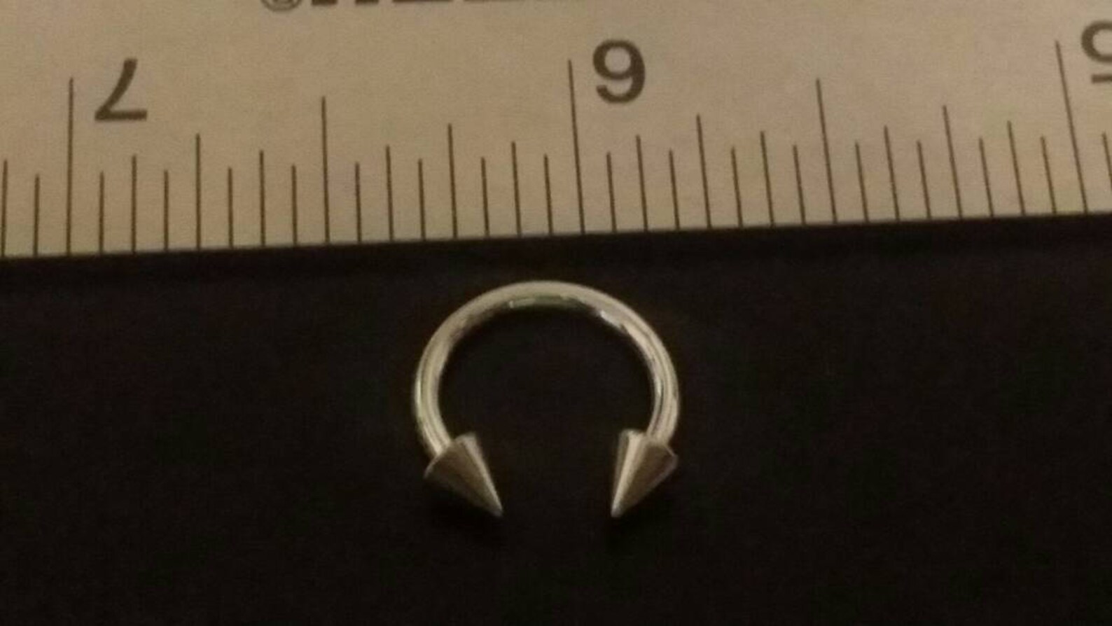 SEPTUM Ring 14g, Septum Circular Barbell, 14g Septum Ring, Horseshoe ...