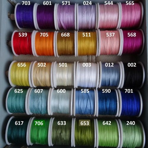 Silk Ribbon 2 Mm - Etsy