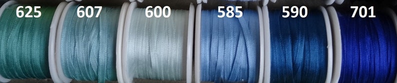 Silk Ribbon 2 Mm - Etsy