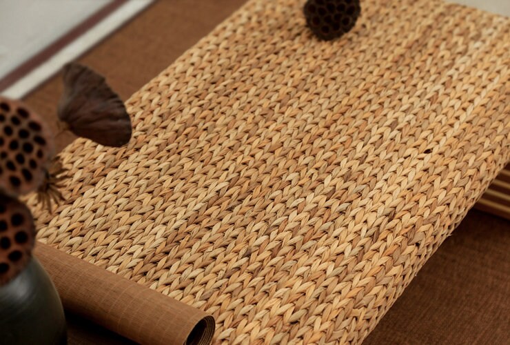 Table ONLY: Long Simple Handmade Brown Banana Leaf Coffee - Etsy