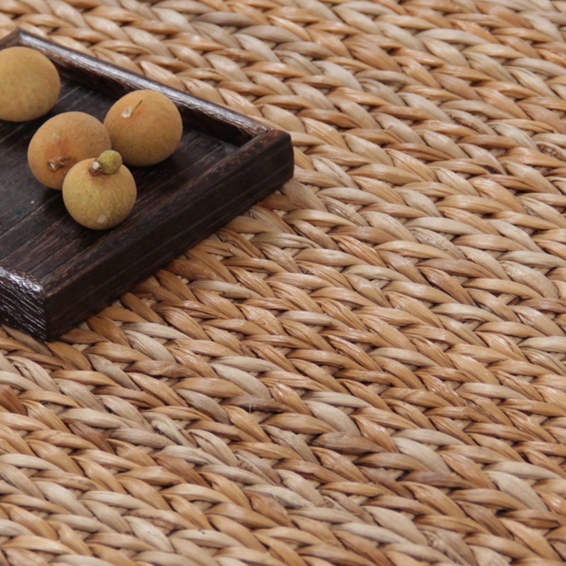 Table ONLY: Long Simple Handmade Brown Banana Leaf Coffee - Etsy