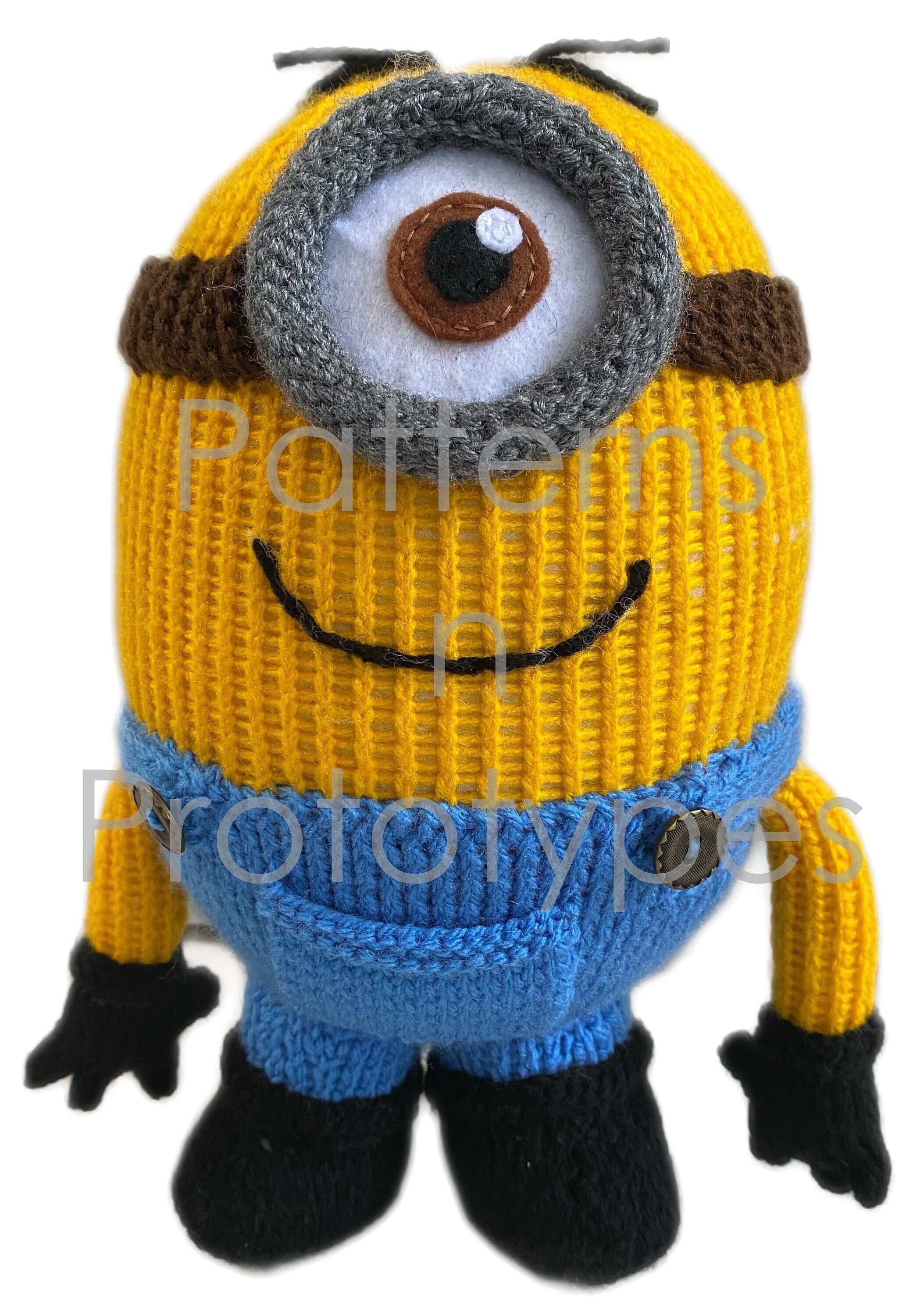 Stuart the Minion Knitting Pattern PDF - Etsy