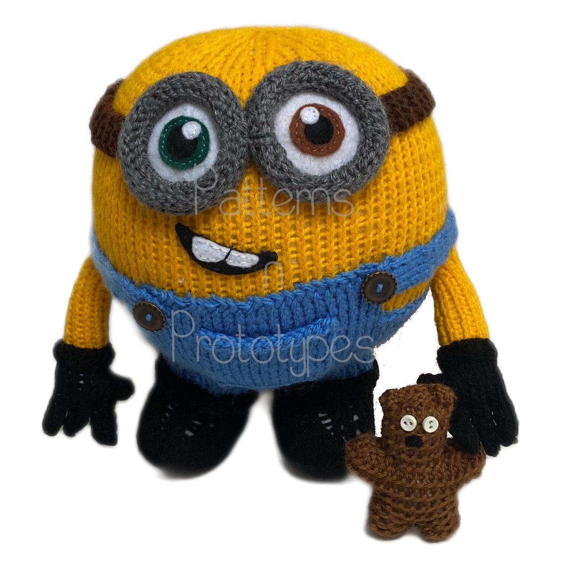 Bob the Minion Knitting Pattern PDF - Etsy