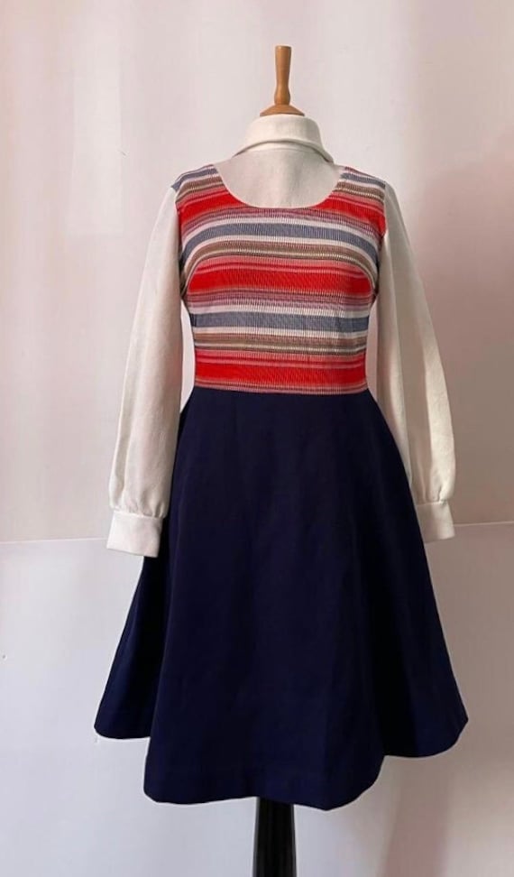 Beautiful vintage late 60s Shady Lane Mod dress - Gem