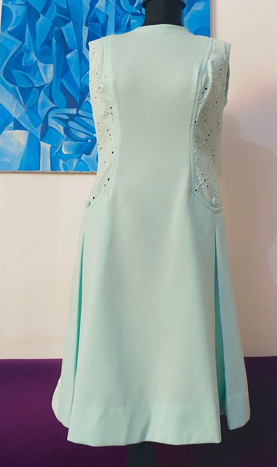 Beautiful vintage 1960s Trevira fabric dress - Gem