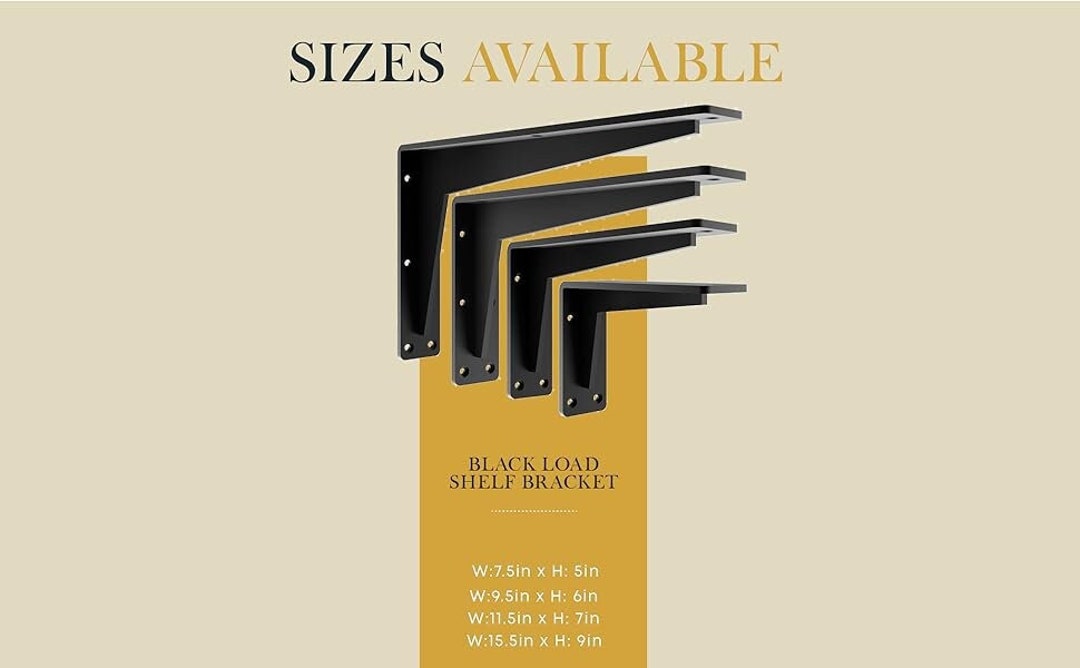 Open Shelving Brackets, Farmhouse Bracket, Modern Bracket, Kitchen ...