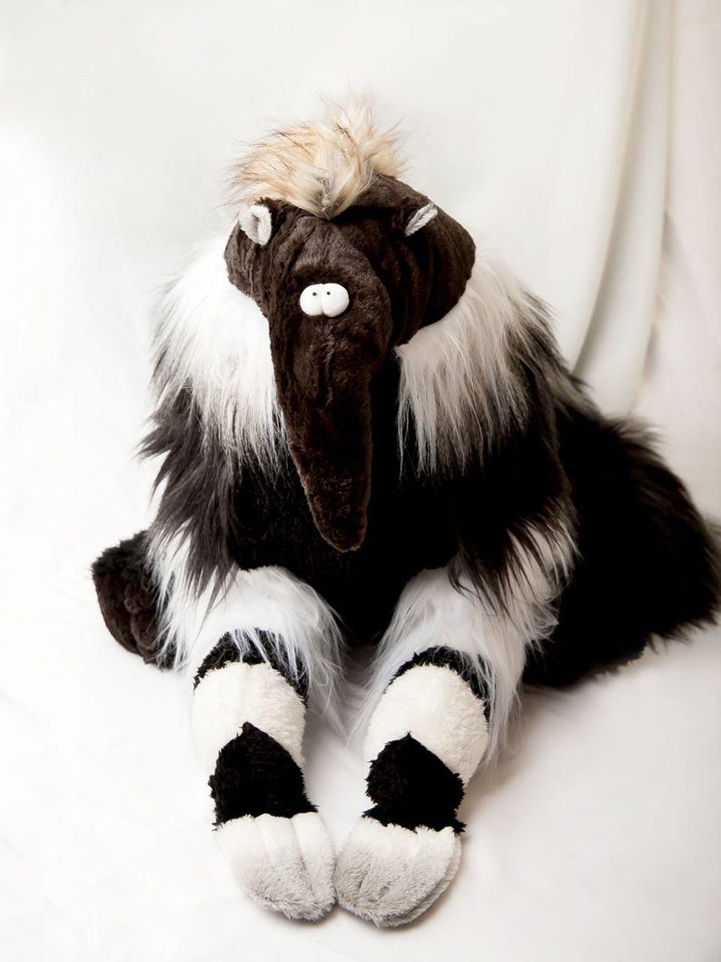 Stuffed Plush Anteater, Interior Collectible Toys - Gift Collectible ...