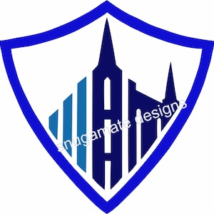 CTR Temple Shield Svg Png Download, CTR Church Crest Emblem Clipart ...