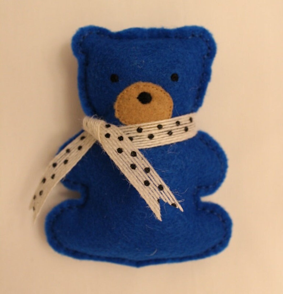 Teddy Bear Toy in the Hoop Embroidery Design, 2 Sizes, for 4x4 and 5x7 ...