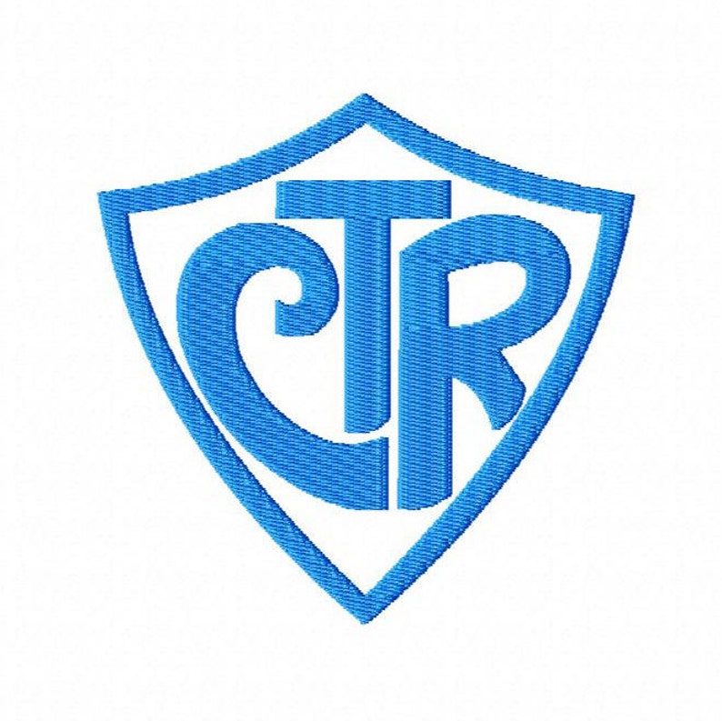 CTR Embroidery Design. CTR Crest. CTR Emblem. Choose the Right ...