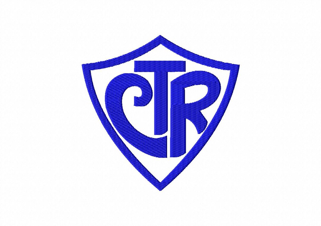 CTR Embroidery Design. CTR Crest. CTR Emblem. Choose the Right ...