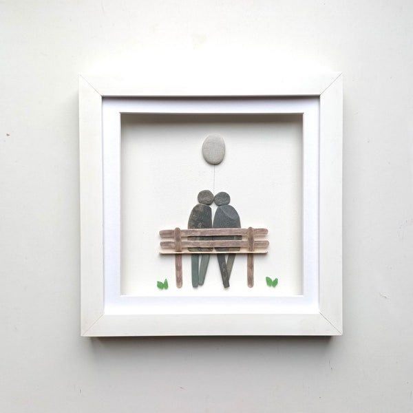 Pebble Art Couple - Etsy