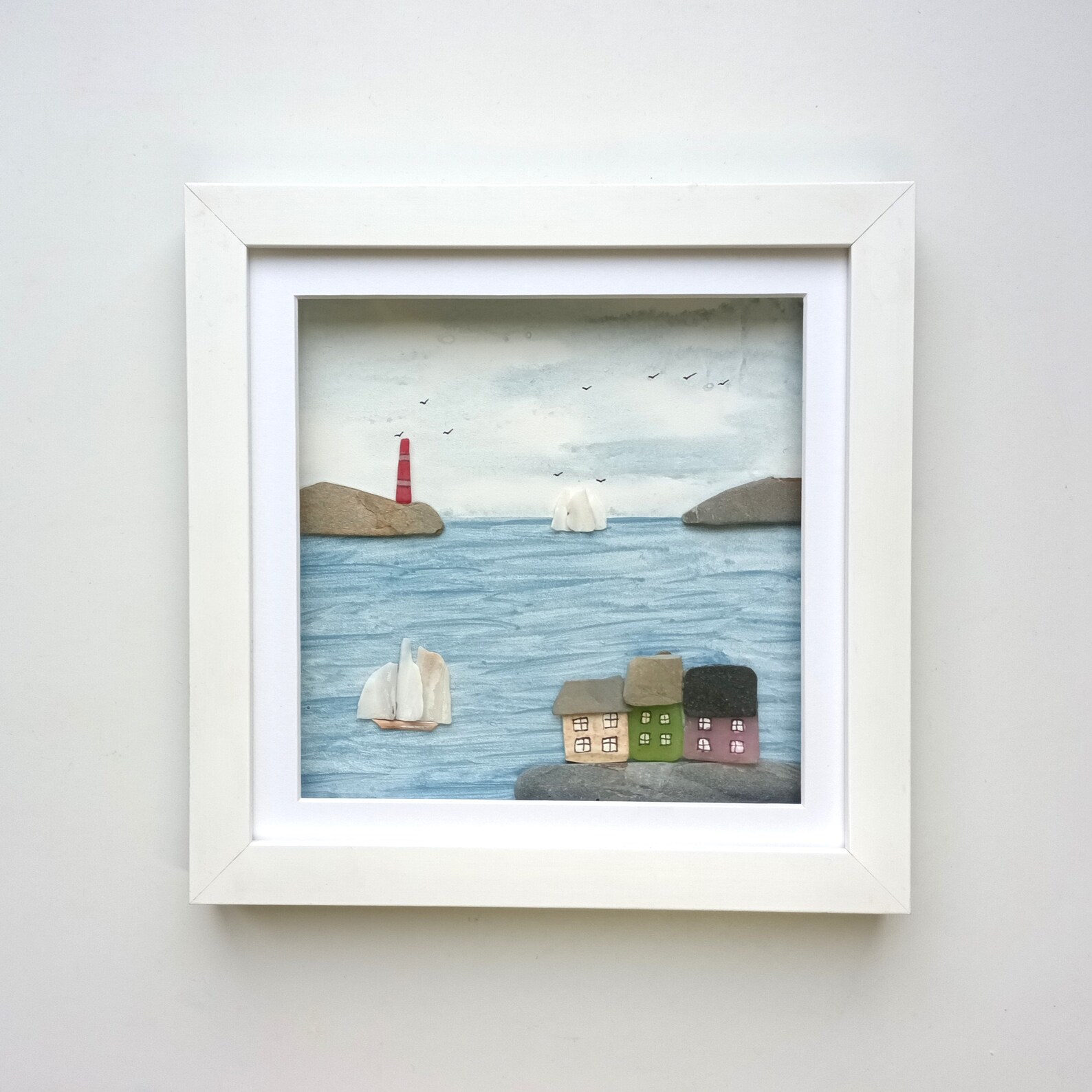 Coastal Wall Art Made From Cornish Beachcombed Finds Sea - Etsy