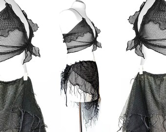 Mesh Wetlook Holey Hotpants Clubwear Shorts Bright Punk Goth - Etsy