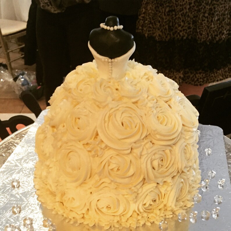 Mannequin Bridal Dress Cake Topper - Etsy