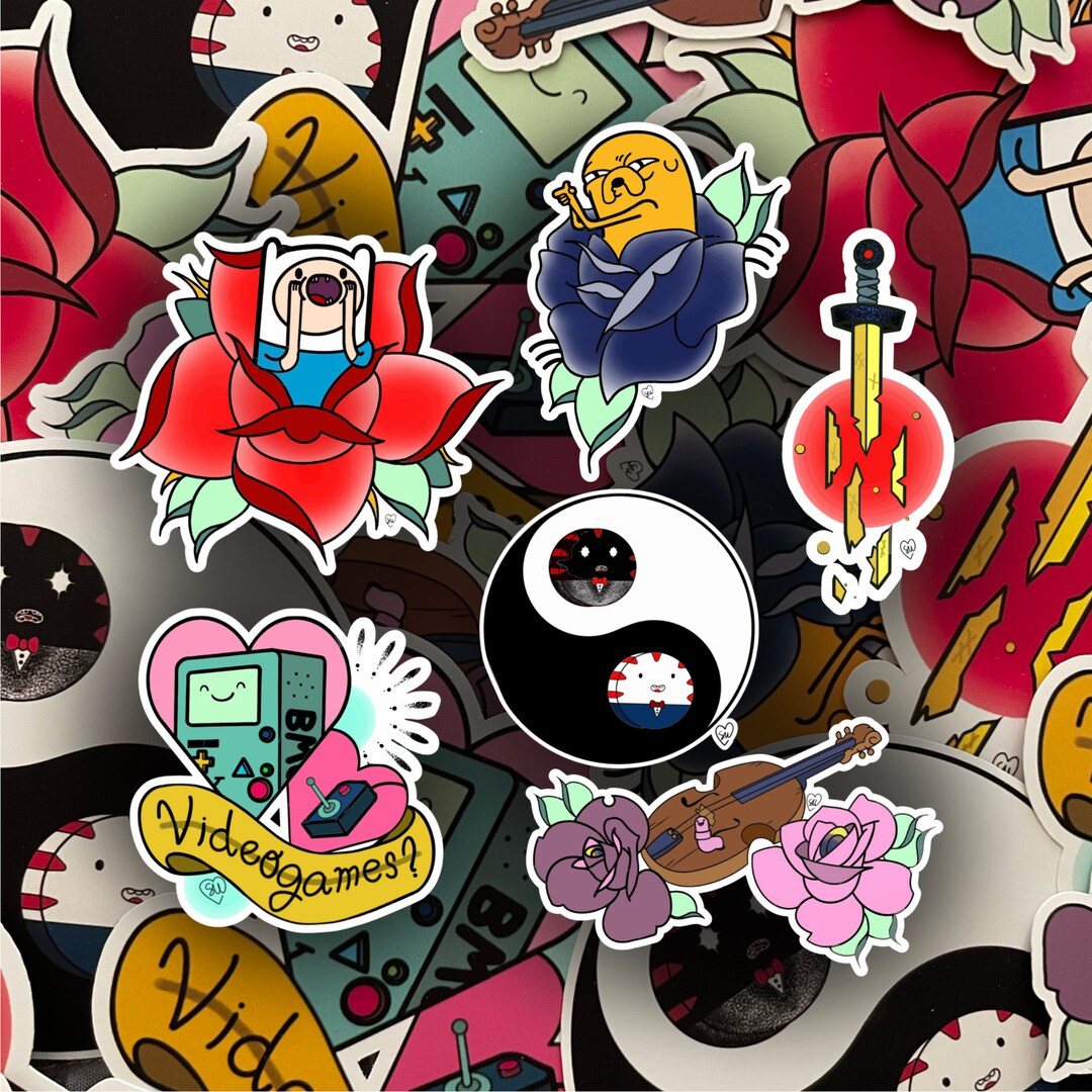 Sticker Pack: "adventure Time" - Etsy