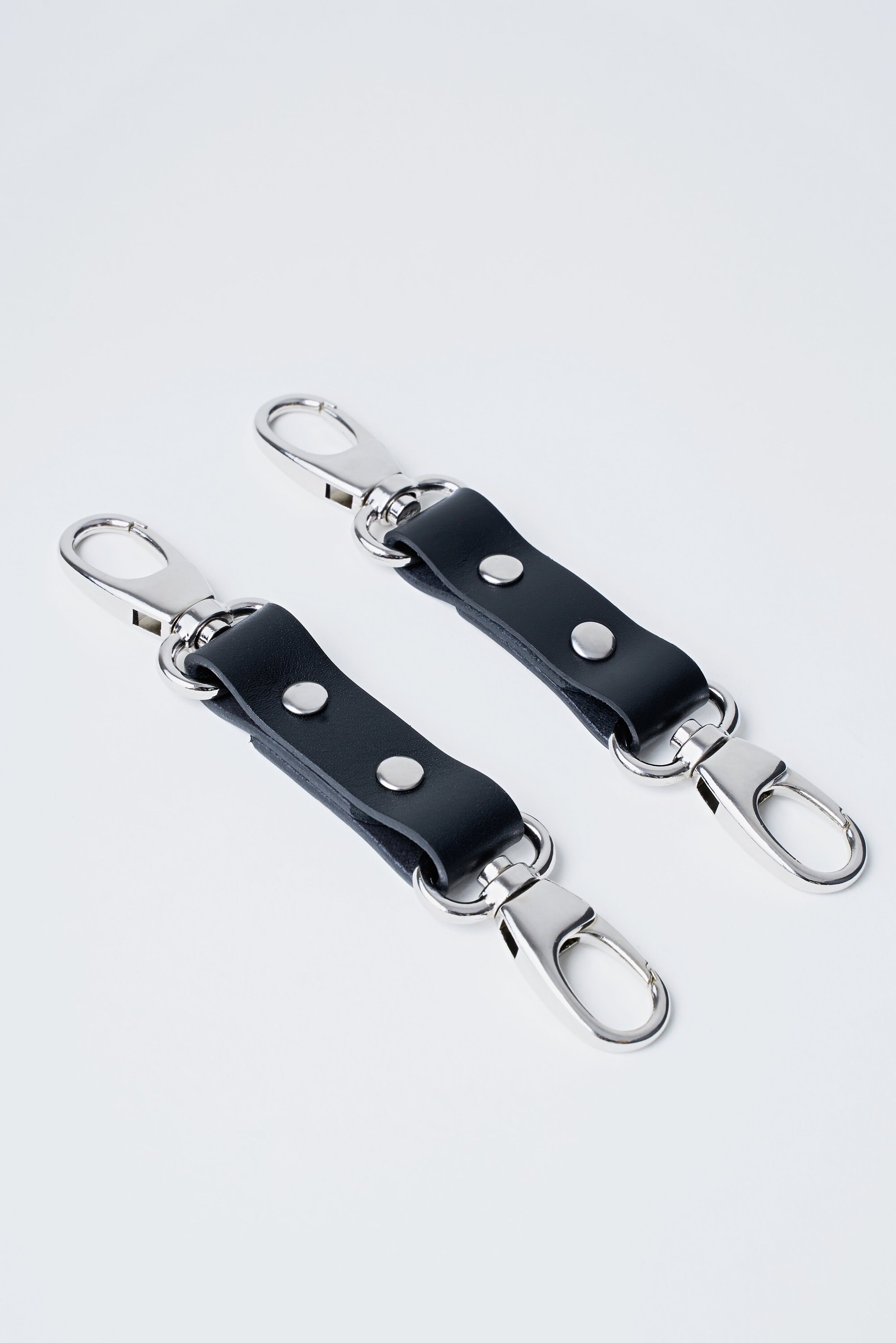 One Item Only Two Carabiner Latch for Leather Cuffs Double - Etsy