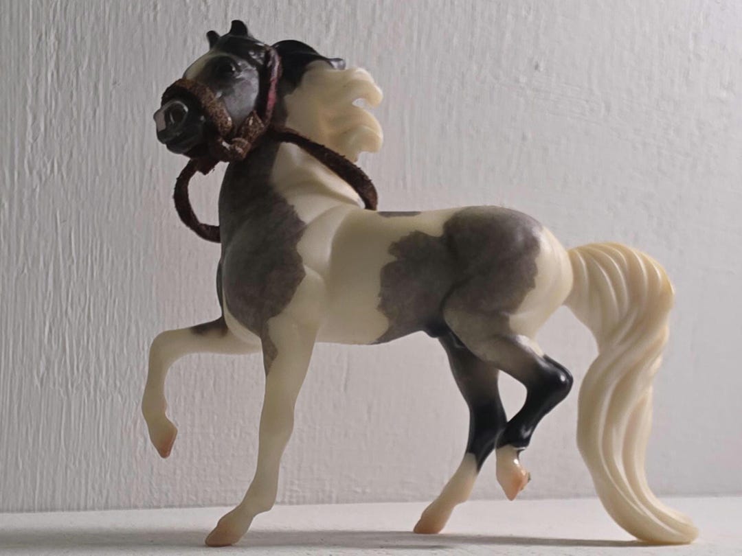 Breyer Stablemates Prancing Morgan: Grey Sabino - Etsy