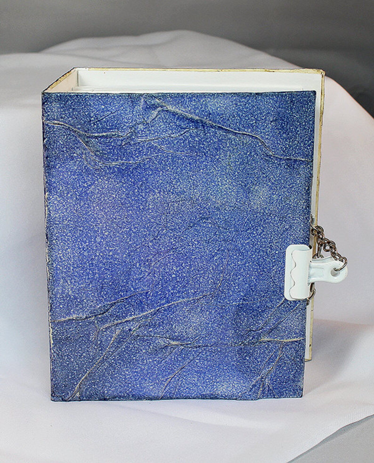 Handmade Blue Art Journal Small - Mixed Media Journal - Journal W ...