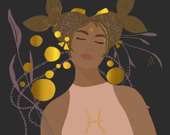 Pisces Goddess | Etsy