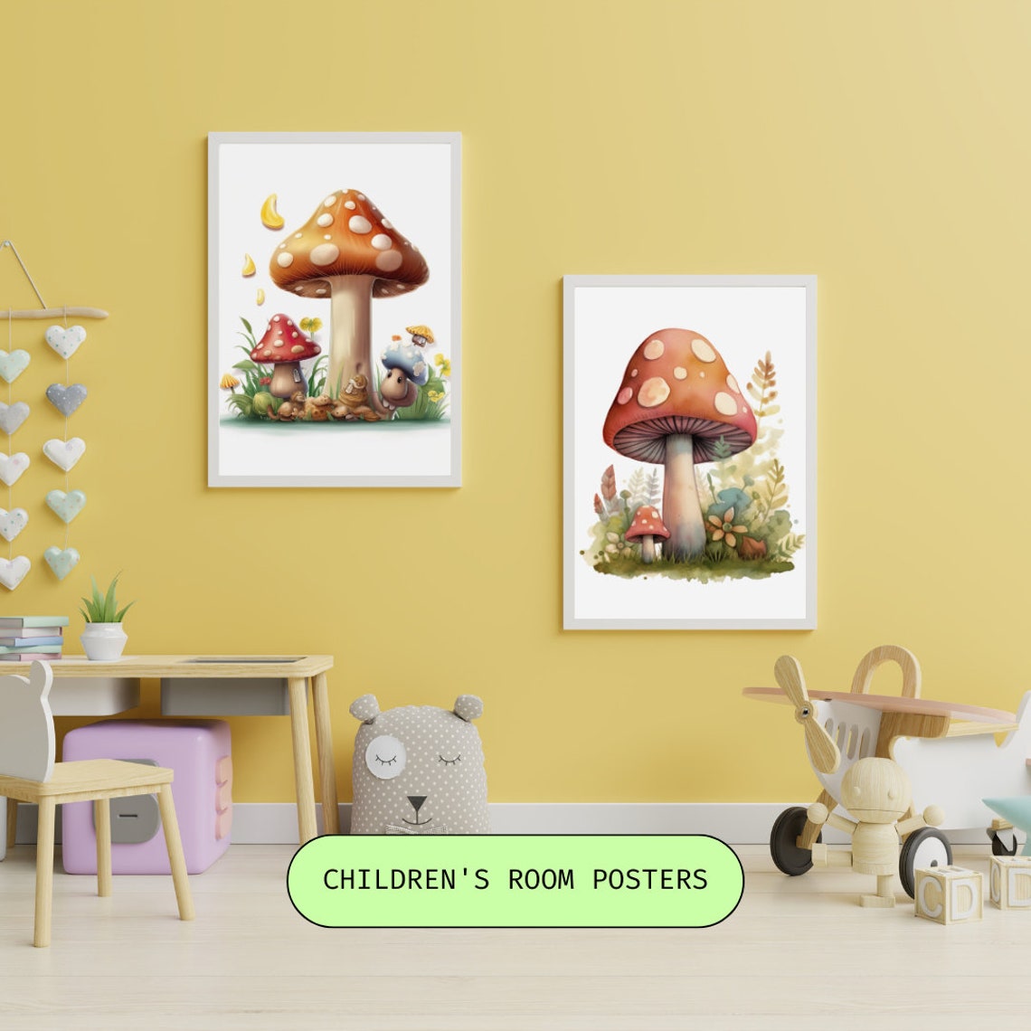 Nature-inspired Prints for Your Boho Nursery: Earthy Tones, Woodland ...