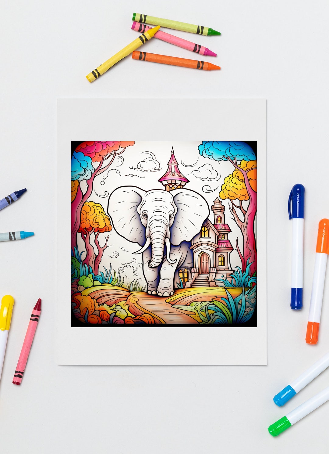 Wild Wonders: Animal Coloring Book - Etsy