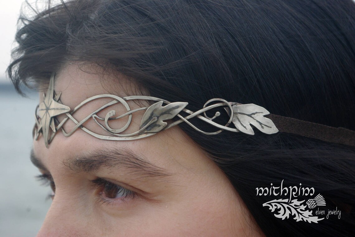 Elven tiara Feanor elven crown First House of noldor silver | Etsy