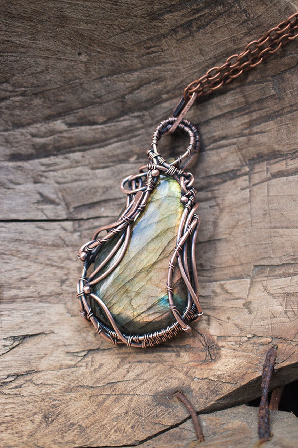 Fiery Labradorite Pendant, Best Birthday Gift for Her - Etsy
