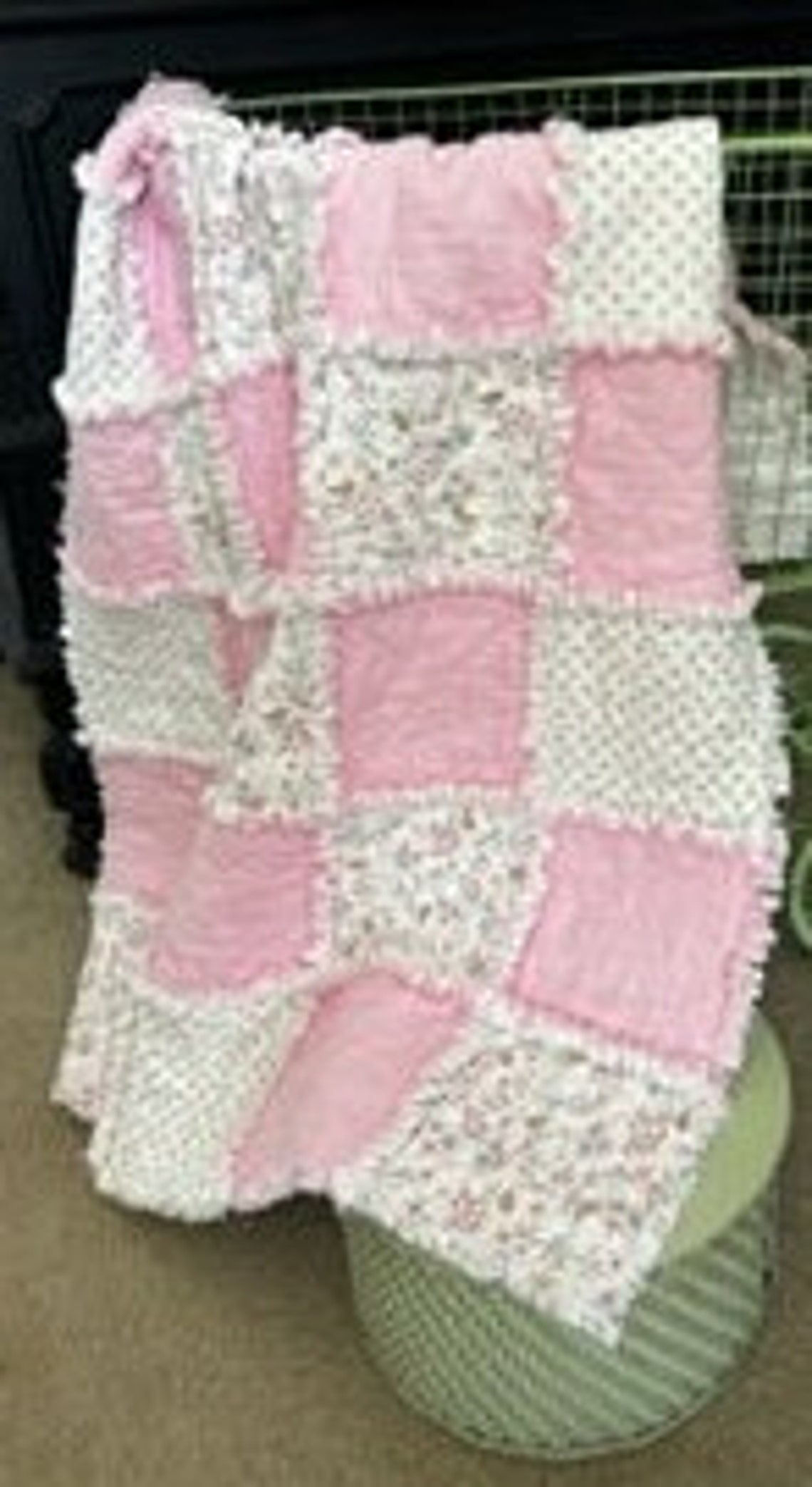 Baby Rag Quilt, Child Rag Quilt, Baby Blanket, Baby Shower Gift, Bird ...