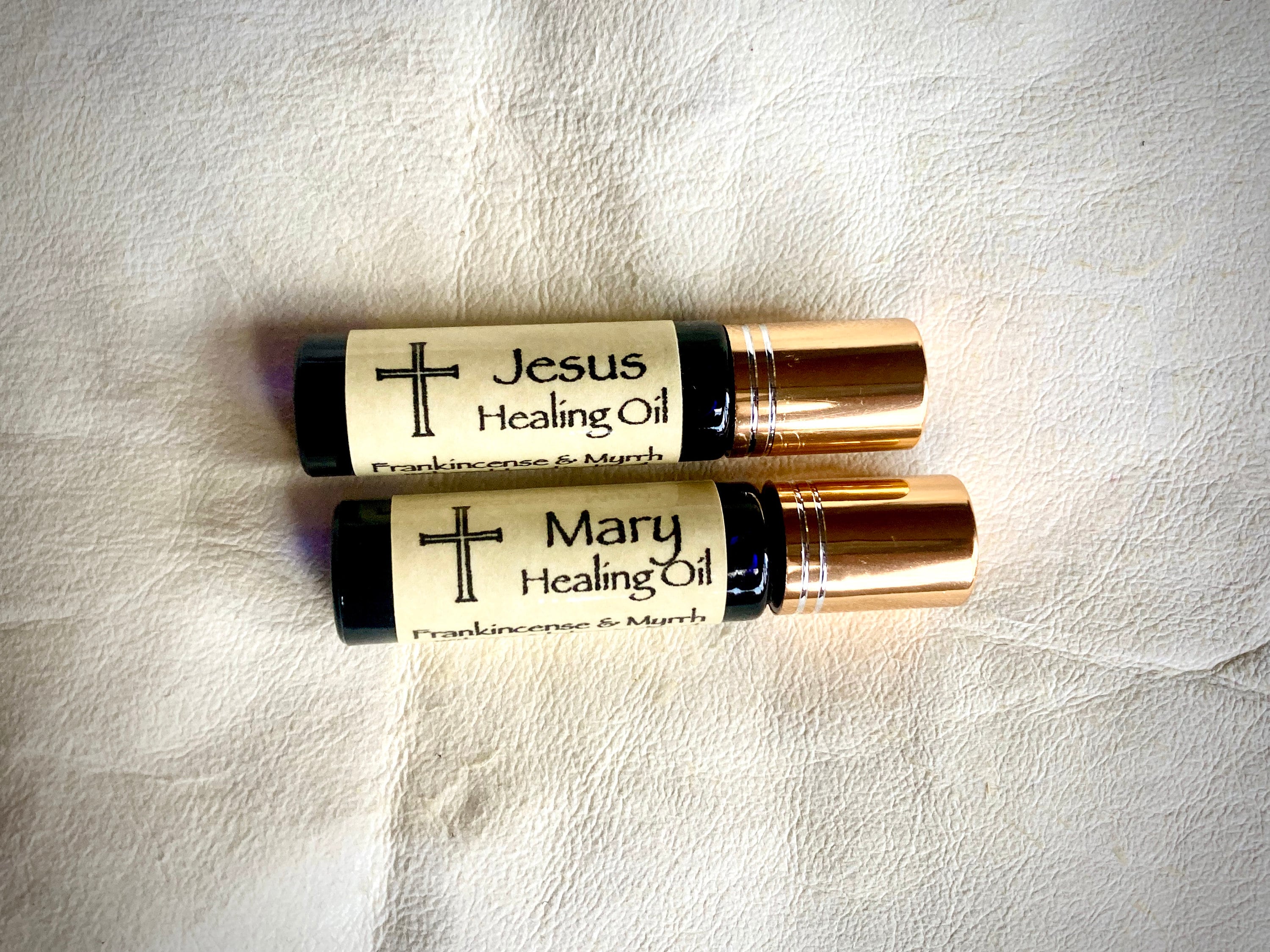 Perfume Oil Jesus & Mary Healing Oils | Frankincense, Myrrh, Sandalwood ...