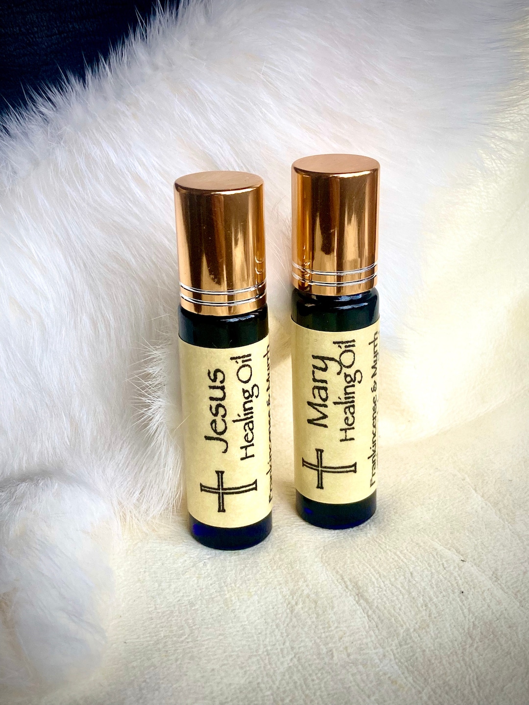 Perfume Oil Jesus & Mary Healing Oils | Frankincense, Myrrh, Sandalwood ...