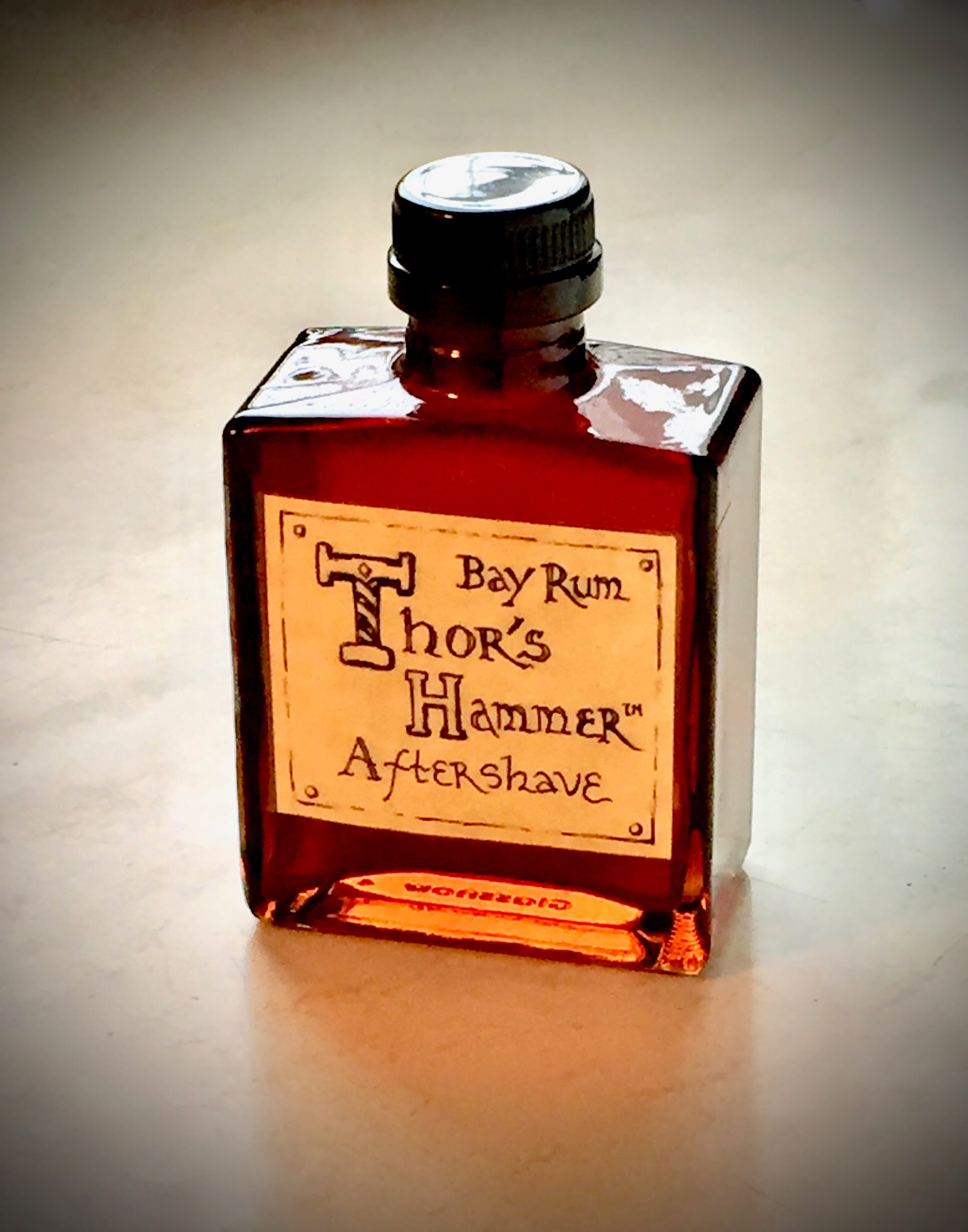 Bay Rum Aftershave Limited Edition Thors Hammer Classic Bay | Etsy