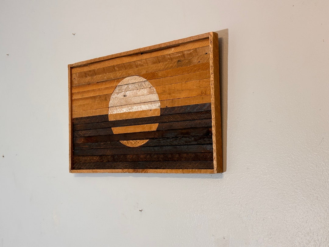 Milwaukee (MKE) Flag. Woodwork Out of Repurposed Aged Wood. - Etsy