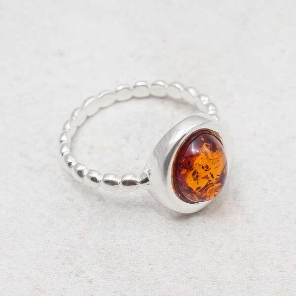 Amber Ring - Etsy