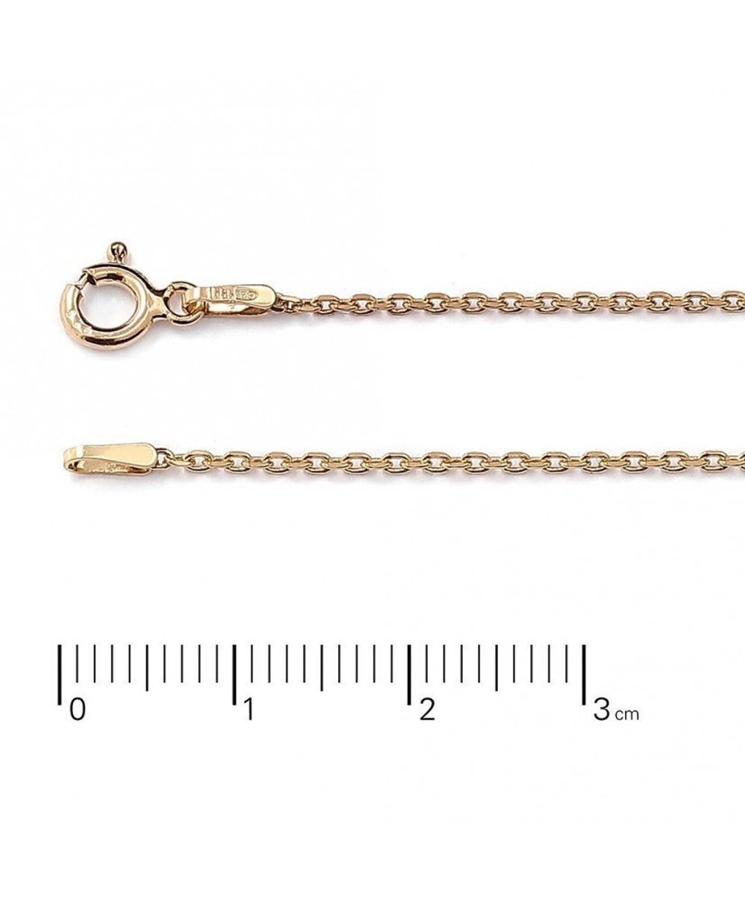 24k Gold Plated Sterling Silver Chain .925 Sterling Silver Rolo Chain ...